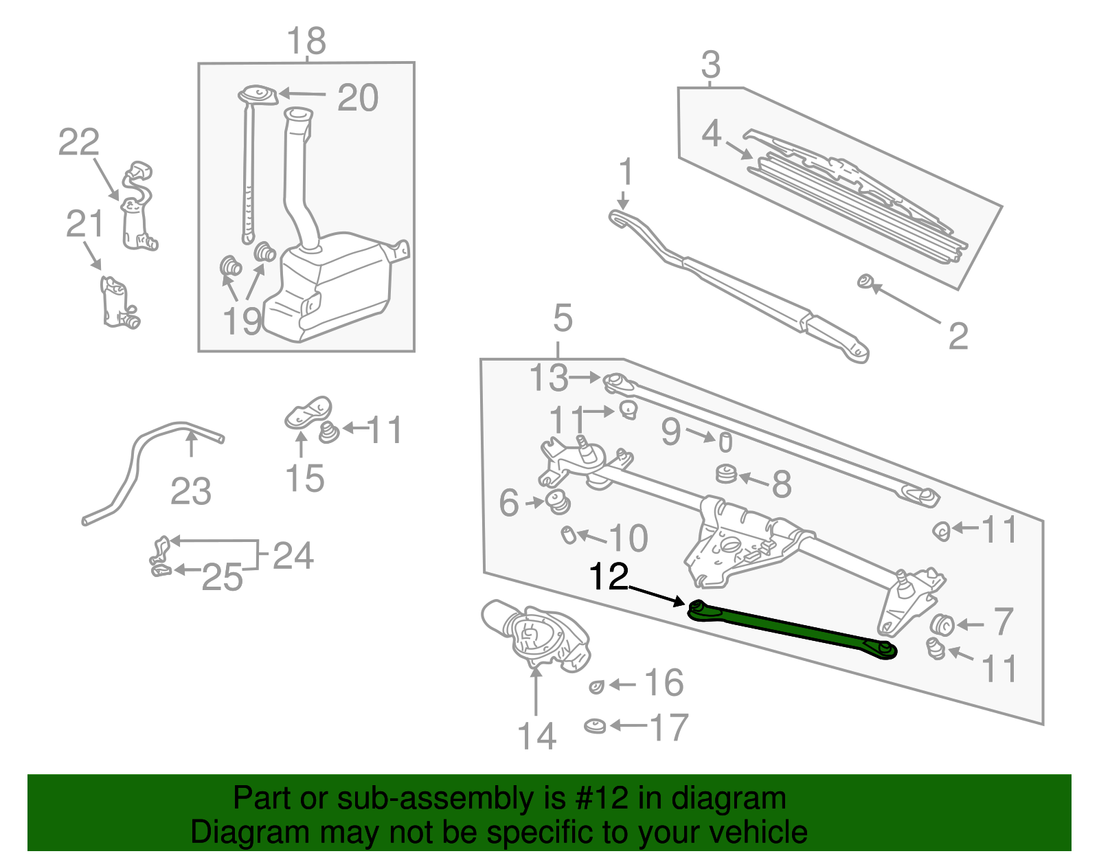76540-S9V-A01 - 2003-2008 Honda Pilot - Rod Unit A | Genuine Honda Parts