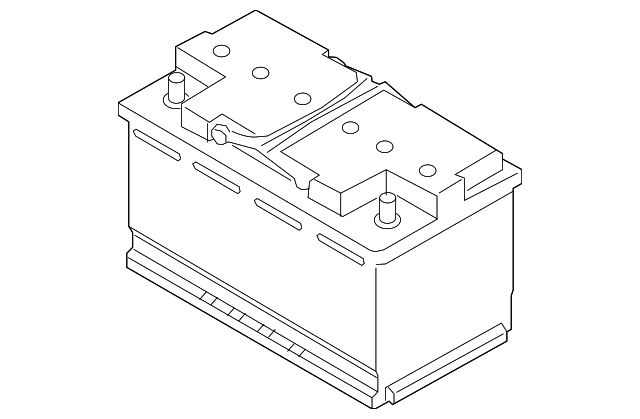 2015-2025 Ford Motorcraft™ Vehicle Battery BAGM-94RH7-800 | OEM Parts ...