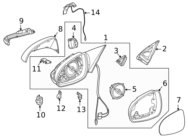2021-2023 Mercedes-Benz Turn Signal Light Lens 099-906-70-02 | MB OEM Parts