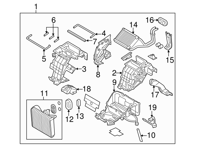 97138-3M000 - HVAC Heater Core 2009-2016 Hyundai | AutoNation Parts