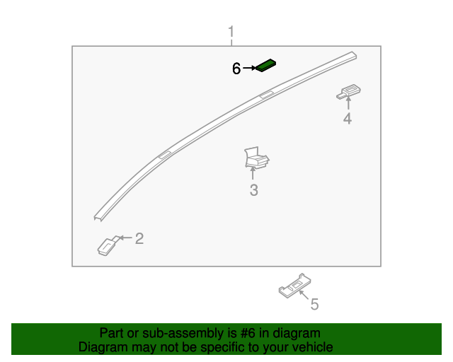 2004-2020 Mazda OEM NEW 2004-2019 Mazda 6 Roof Molding Cap Drip Mold ...