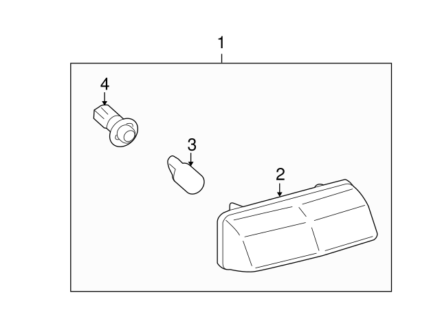 1988-2022 Toyota Genuine Toyota License Plate & Marker Light Bulb ...
