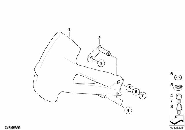 46628543238 - Washer - 6X14X3.5 2003-2013 BMW-Motorrad | BMW Motorrad USA