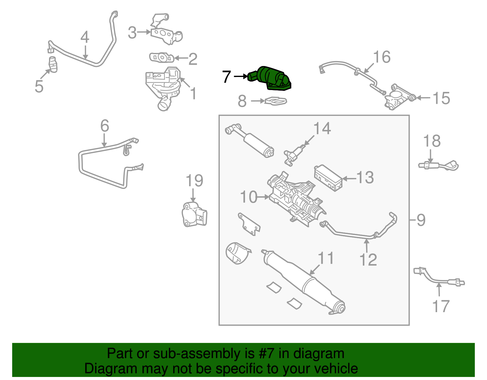 2001-2008 Ford | Fuel Injection Idle Air Control Valve | 1L3Z-9F715-AA ...