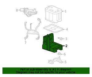 2009-2020 Dodge Journey Battery Box 5178247AB | TascaParts.com