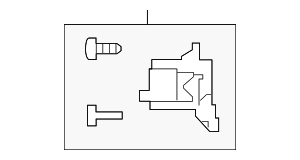 Toyota - 81196-42050 - Retainer, Headlamp Protector, Lower Left - 2019 ...