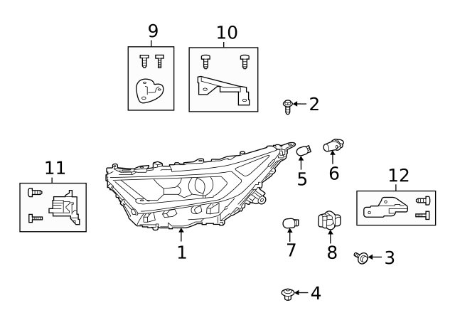 90981-11064 - Marker Lamp Bulb - 2013-2021 Toyota | OEM Genuine Toyota ...