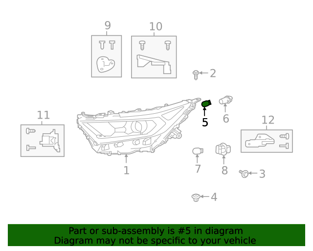 90981-11064 - Marker Lamp Bulb - 2013-2021 Toyota | OEM Genuine Toyota ...