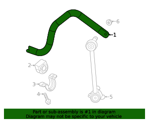 2020-2023 GM Front Stabilizer Shaft 84438109 | Auto Parts Express