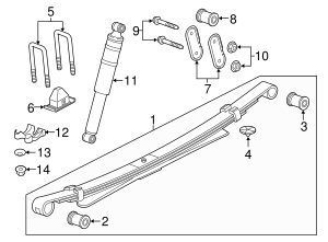 2015-2024 GM Multi-Purpose Nut 11546368 GM | GMPartsDirect.com