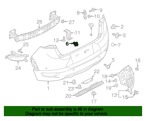 2016-2021 Mazda CX-3 Bumper Cover Nut D10J-50-1K5 | Mazda Parts Advantage