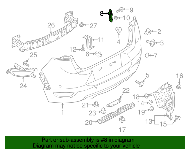 2016-2020 Mazda CX-3 OEM NEW 2016-19 Mazda CX3 Side Retainer Rear ...