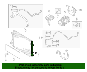 5C0-298-403-A - A/C Receiver Drier 2017-2019 Volkswagen ...