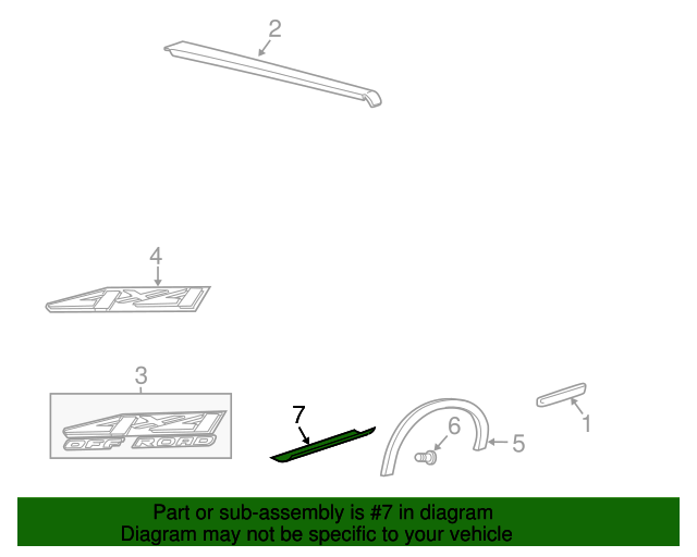 F81Z-25292A22-AA - Stone Guard 1999-2016 Ford | Ford Parts Direct