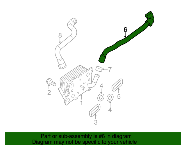2011-2016 Ford Outlet Tube BC3Z-6B850-A | Varsity Ford
