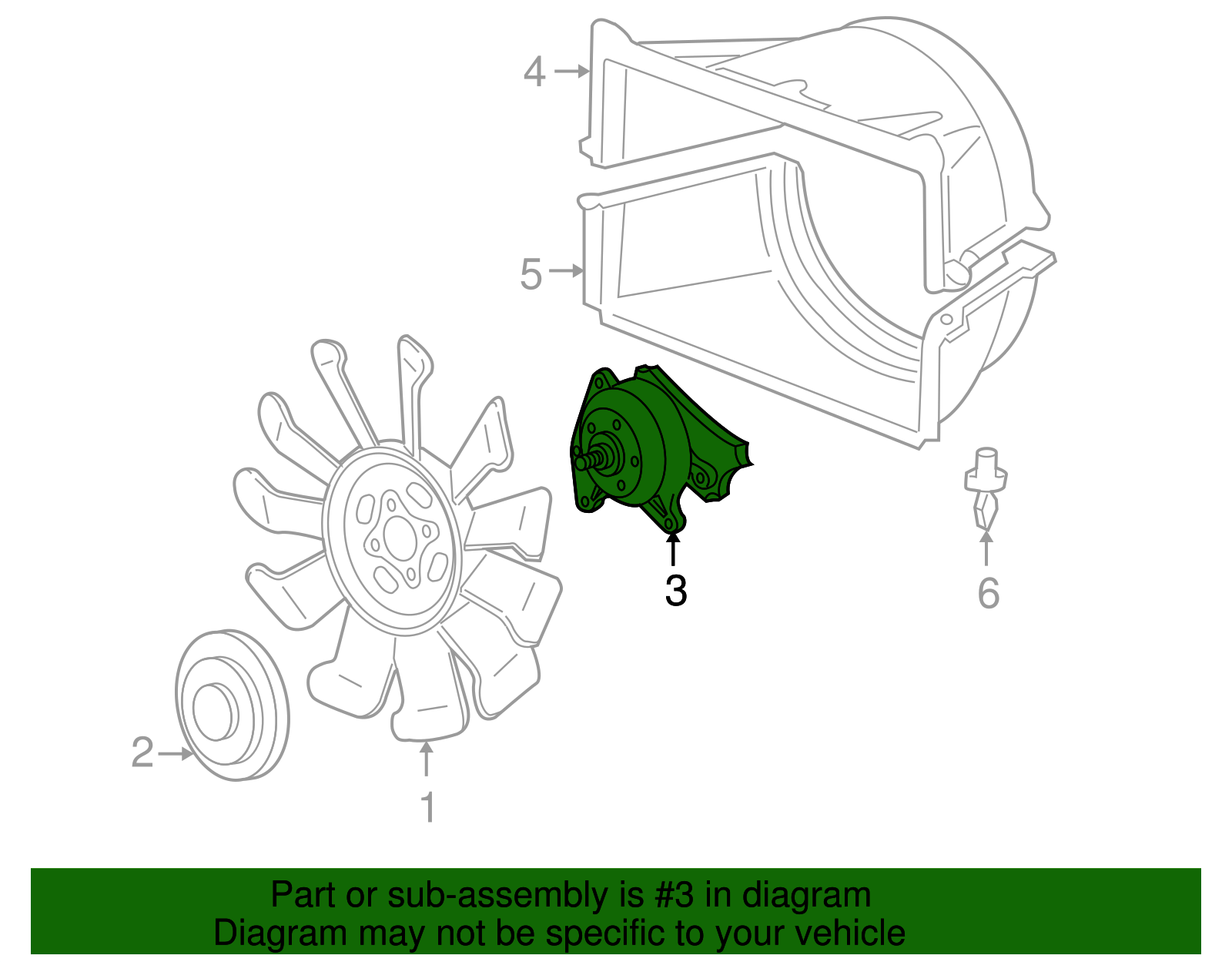 97309640 - Fan Pulley 2005 GM | GM Wholesale Direct