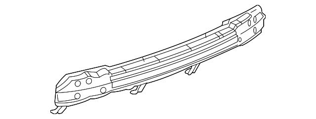 2008-2015 GM Rear Bumper Impact Bar 20904950 | GetOEMParts.com