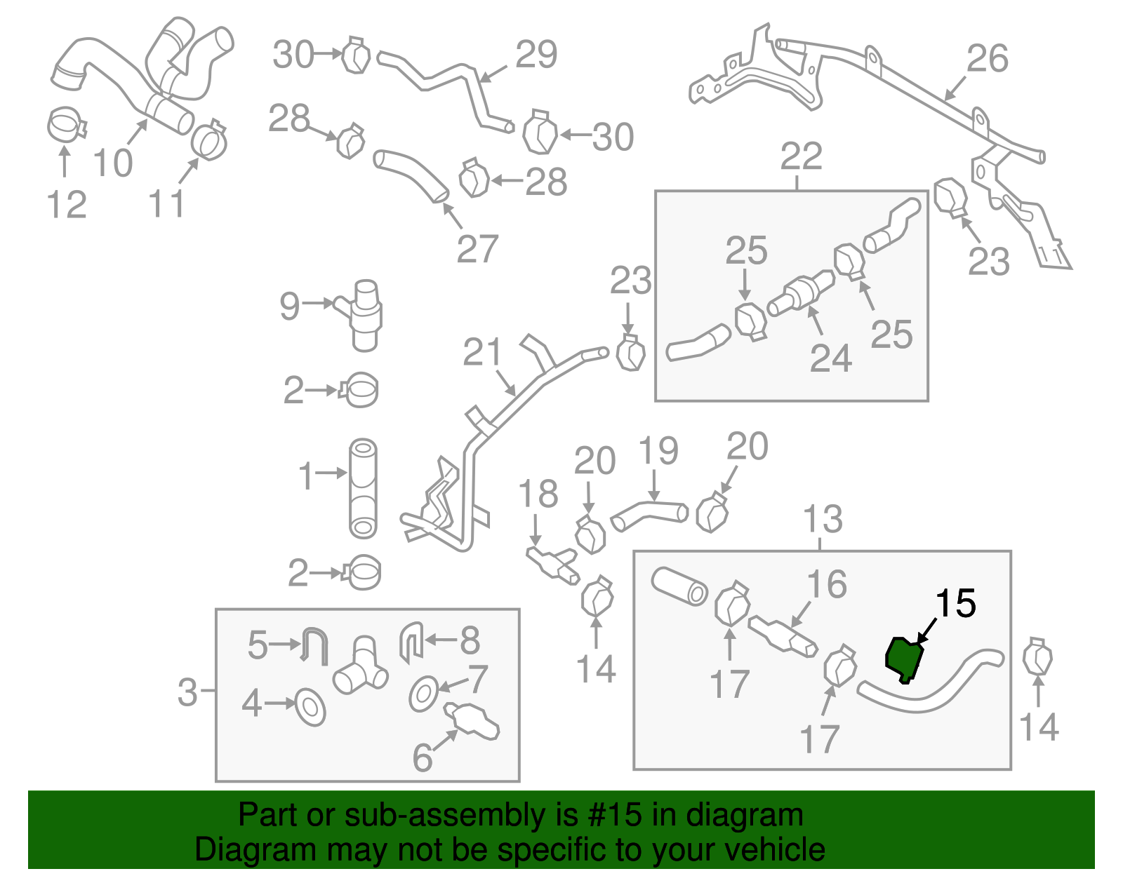 2006-2018 Volkswagen Hose & Tube Assembly Clip 1J0-121-093-BE | OEM ...