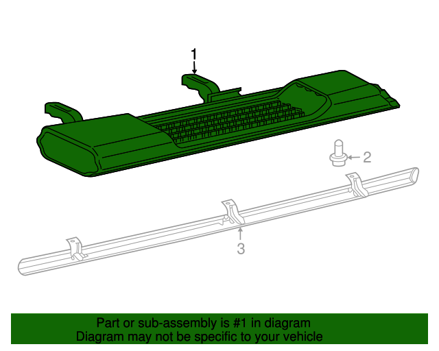 2018-2020 Jeep Wrangler Step Pad - Driver's Side (LH) 68292907AF ...