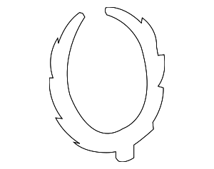 2008-2014 Cadillac CTS Dark Titanium Deck Lid Logo 20890985 | Auto ...