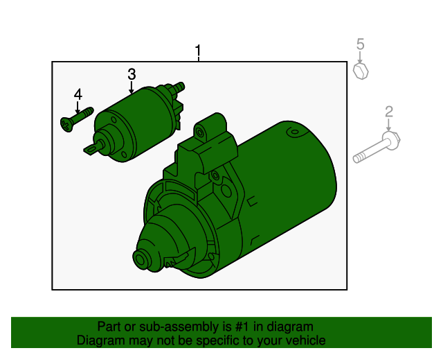 06L-911-021-X - Starter Motor 2017-2020 Audi | Audi OEM Parts
