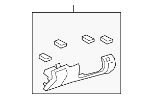 Lexus OEM Lower Column Cover Part# 55402-50140-A3 | OEM Vehicle Parts