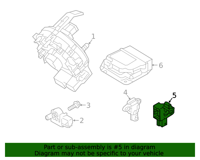 Hyundai - 95920-J9000 - Side Impact Sens - 2018-2023 Hyundai | OEM ...