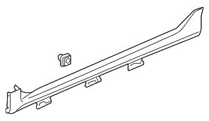 71850-TBA-A01ZB - Garnish Assembly, L Side Sill *R513* (Rallye Red ...