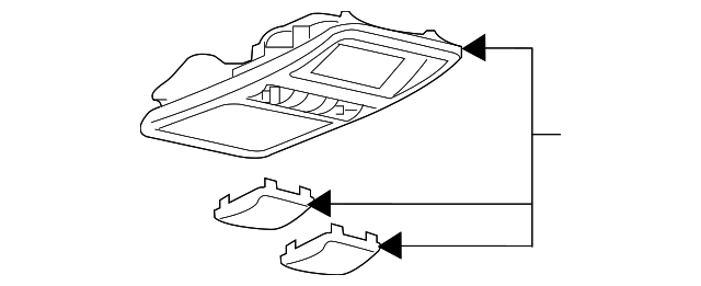 2016-2017 Nissan Map Lamp Assembly 26430-EZ32B | Nissan Parts Store