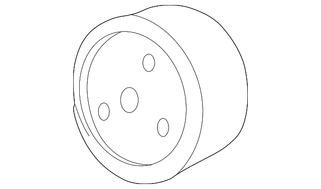 1998-2004 Ford Engine Water Pump Pulley XS4Z-8509-AA | Varsity Ford