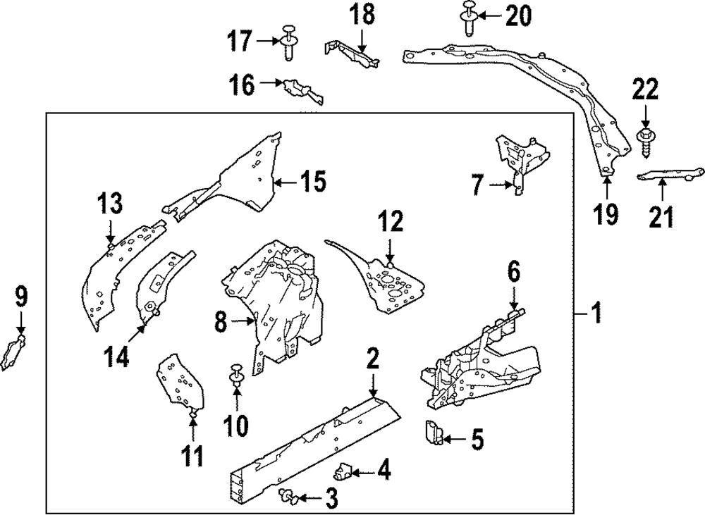 LR163259 - 2022-2023 Land Rover - Front Reinforced | Land Rover Parts Now