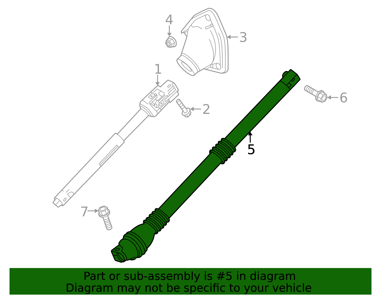 2020-2025 GM Lower Shaft 85095467 | GM AutoNation Parts