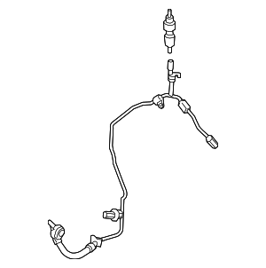 176-830-05-00 - A/C Refrigerant Liquid Hose 2014-2019 Mercedes-Benz ...