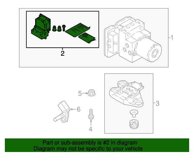 2018-2019 Audi Repair Kit 80A-907-379-J-REP | Genuine Audi Parts