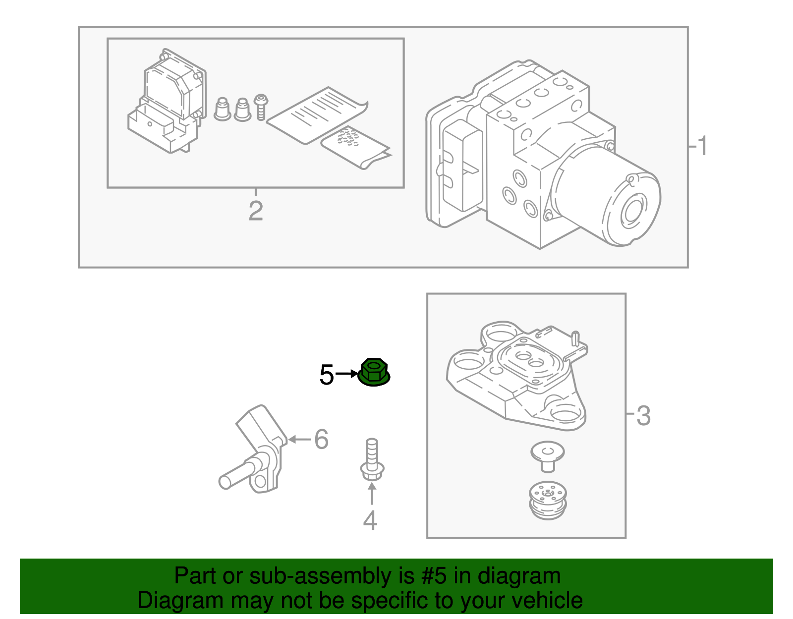 2008-2025 Audi Washer Reservoir Nut N-908-877-03 | Audi USA Parts