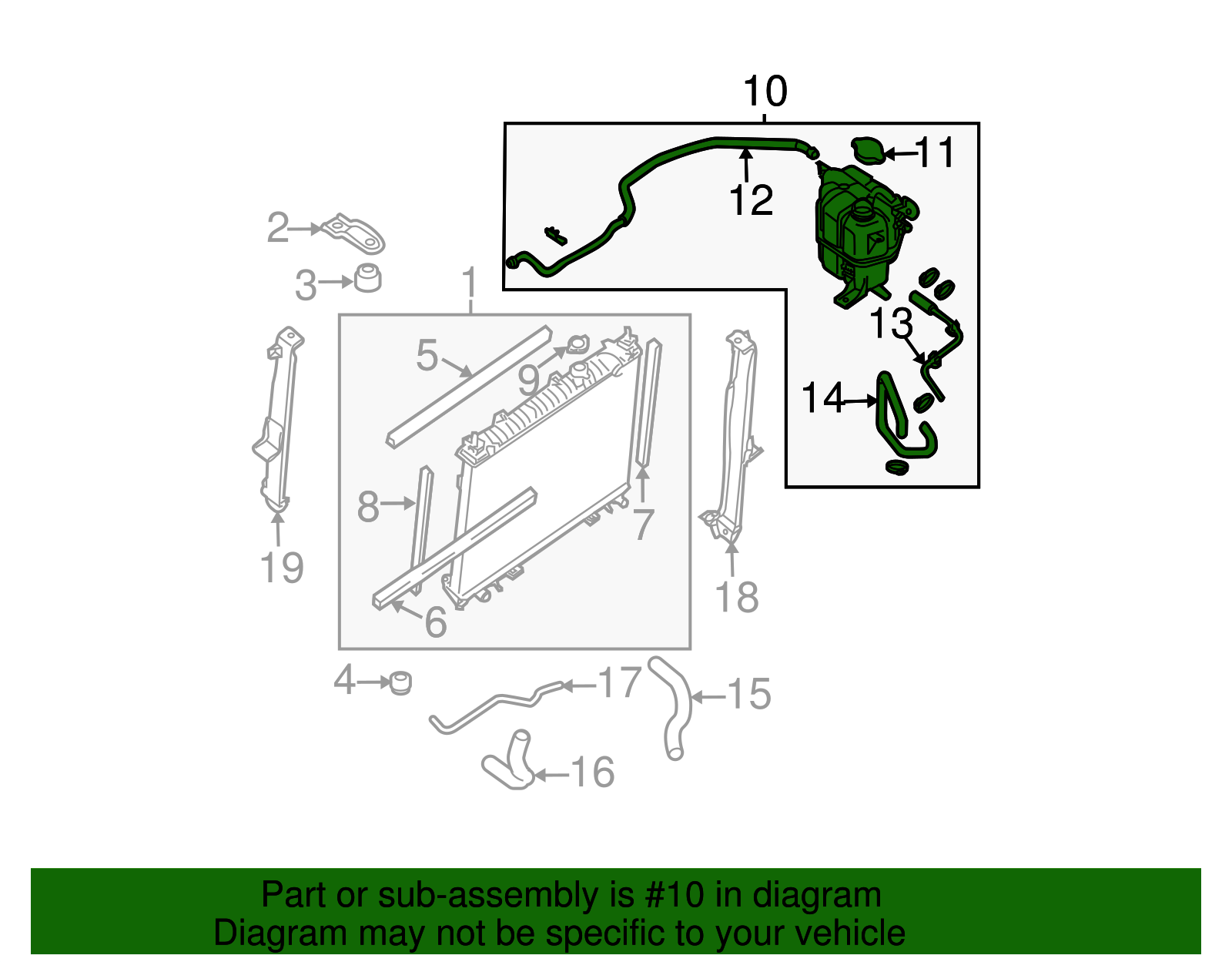 21710-EA01A - High-Quality Reservoir Assembly for 2005-2008 Nissan ...