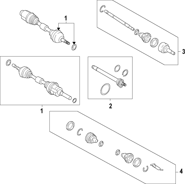 2021-2023 Ford Bronco Sport Outer Cv Joint LX6Z-3A329-Q | OEM Parts Online