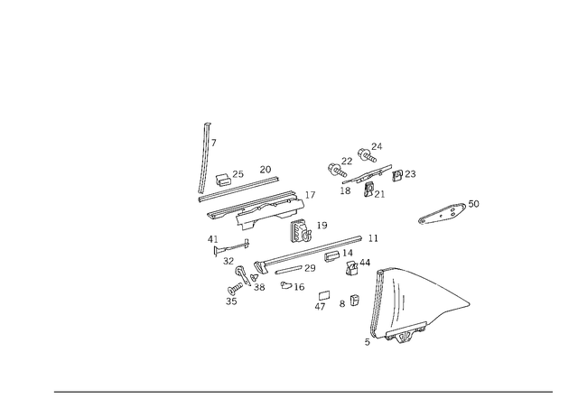 124-988-84-78 - Turn Retainer, Fastener 1988-1993 Mercedes-Benz 300CE ...