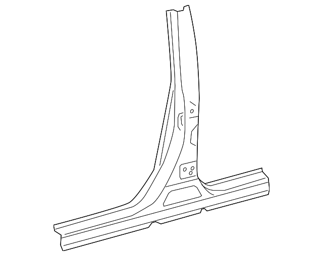 OEM 2007-2011 Toyota Camry Center Pillar & Rocker Part # 61311-06030 ...