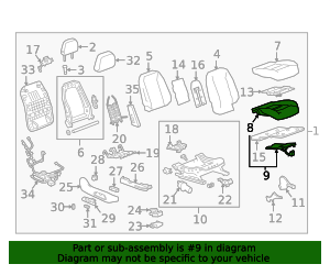 2018-2022 GMC Terrain Airbag Front Passenger Side Passenger Presence ...