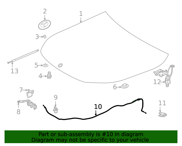 177-880-32-00 - Release Cable - 2019-2023 Mercedes-Benz | World ...