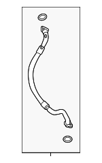 2021 Nissan Rogue Suction Hose 92480-6RA3A | TascaParts.com