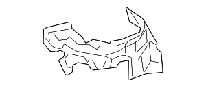 53784-0E010 - Fender Insulator - 2008-2019 Toyota Highlander | Nucar ...