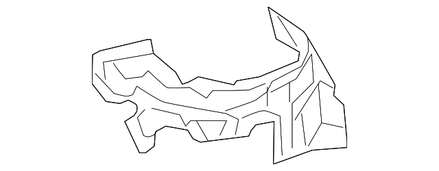 53784-0E010 - Fender Insulator 2008-2019 Toyota Highlander | Ourisman ...