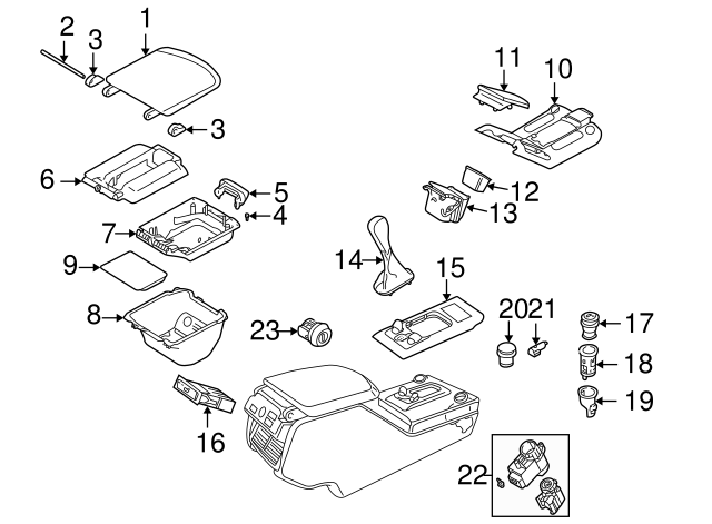 2003-2009 Land Rover Range Rover Ignition Switch YXB000043 ...