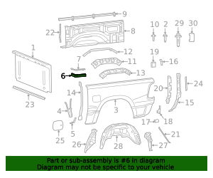 2019-2023 Ram 1500 Brace 68414475ac | TascaParts.com