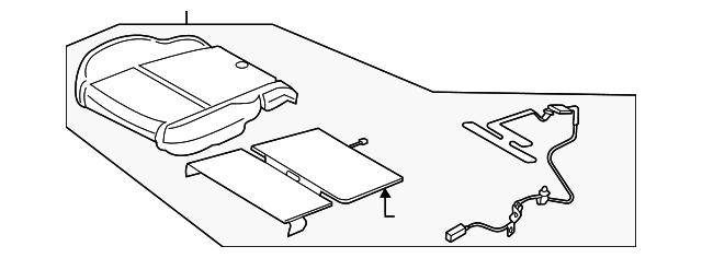 2022-2023 Ford Seat Cushion Pad lk4z61632a22b | TascaParts.com