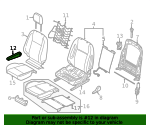 2017-2020 Ford Seat Armrest HK4Z-99644A22-BA | TascaParts.com