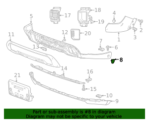 2020-2023 GMC Auxiliary Heater Wiring Harness Cover 84392052 GM ...