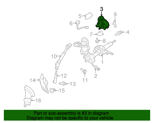 2008-2016 Scion Column Bracket 45280-42140 | Toyota Parts Center
